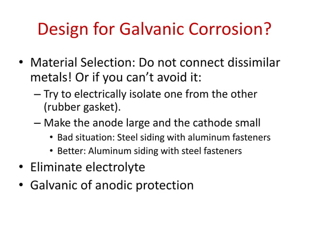 Corrosion failures | PPTX | Chemistry | Science