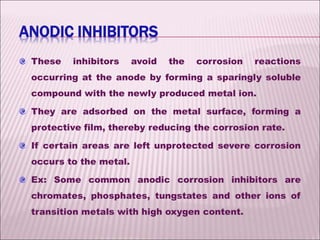 Corrosion inhibitors.ppt | Chemistry | Science