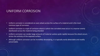 Corrosion in implants by Haleeful jud | PPTX