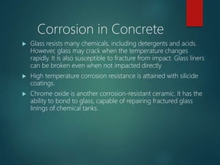 Corrosion in Non Metals | PPTX