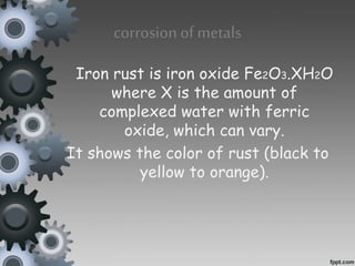 Corrosion in piping | PPTX