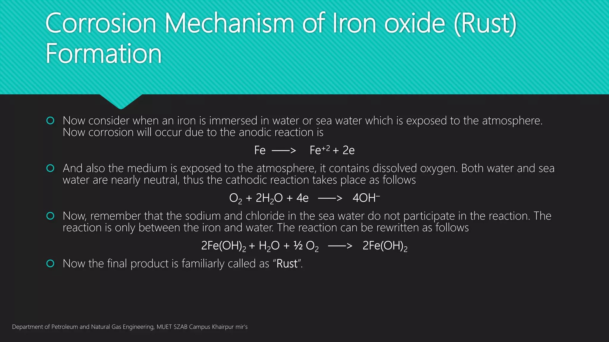 Corrosion mechanisms & causes of corrosion cells | PPTX