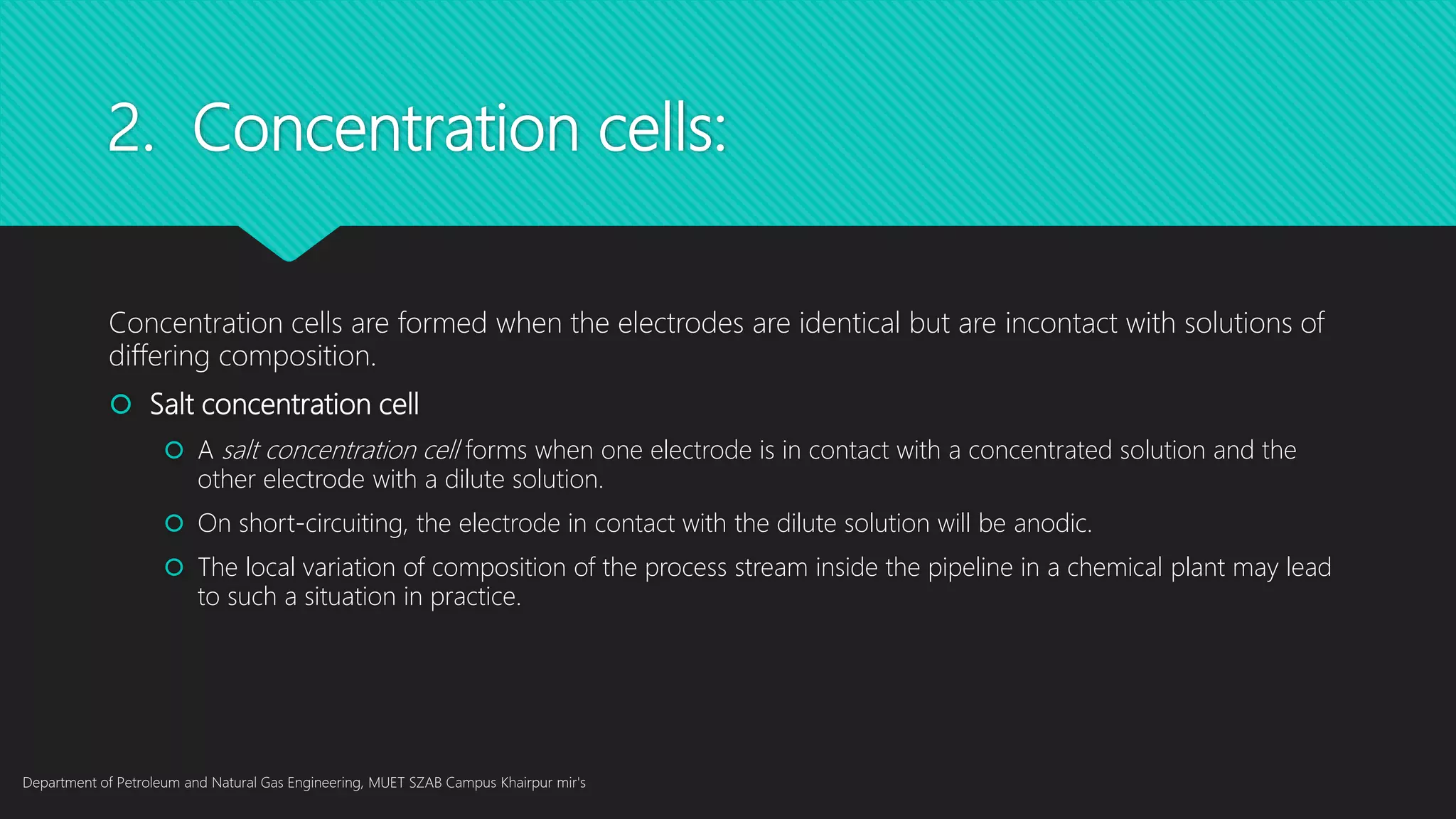 Corrosion mechanisms & causes of corrosion cells | PPTX