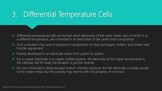 Corrosion mechanisms & causes of corrosion cells | PPTX