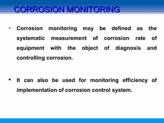corrosionmonitoringinpetroleumrefineries | PDF