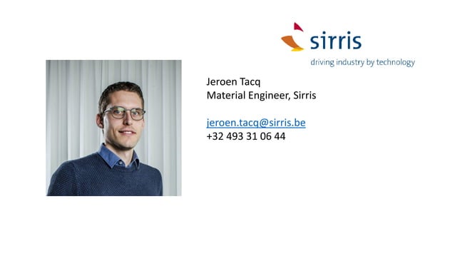 Challenges and solutions for improved durability of materials - Corrosion monitoring - Sirris | PPT