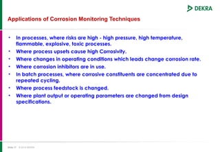 Corrosion Monitoring System for pipelines | PPTX