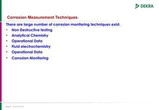 Corrosion Monitoring System for pipelines | PPTX