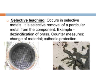 Corrosion of material - Engineering Metallurgy | PDF