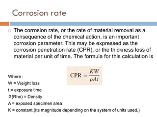 Corrosion of material - Engineering Metallurgy | PDF