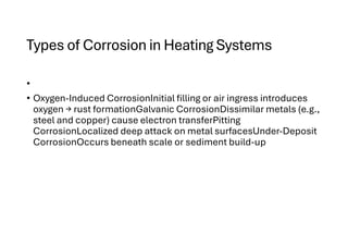 Corrosionon Heating System Pipes - An overview | PDF