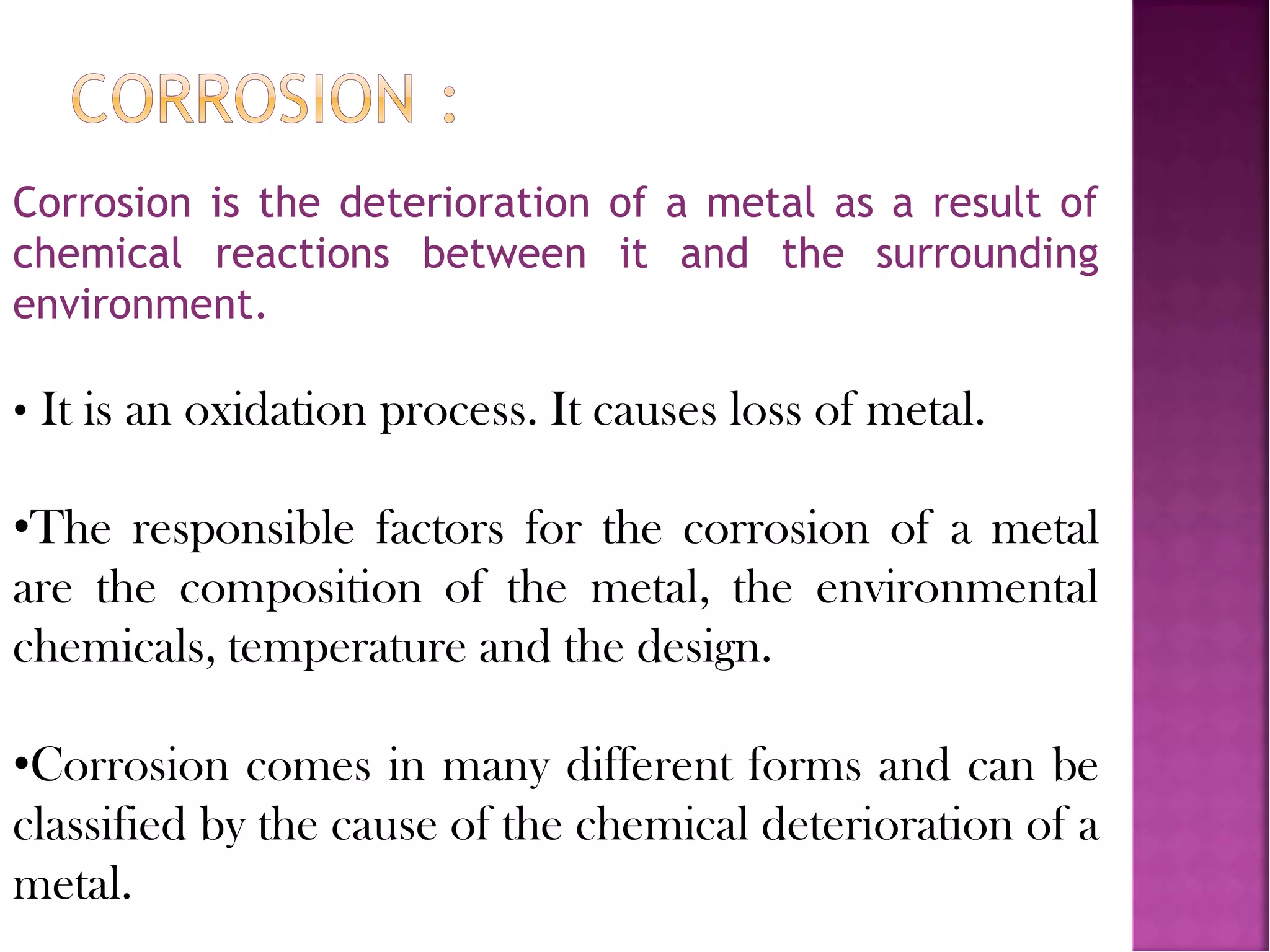 Corrosion ppt part 1 | PDF