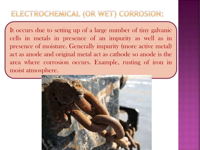 Corrosion ppt part 1 | PDF | Chemistry | Science