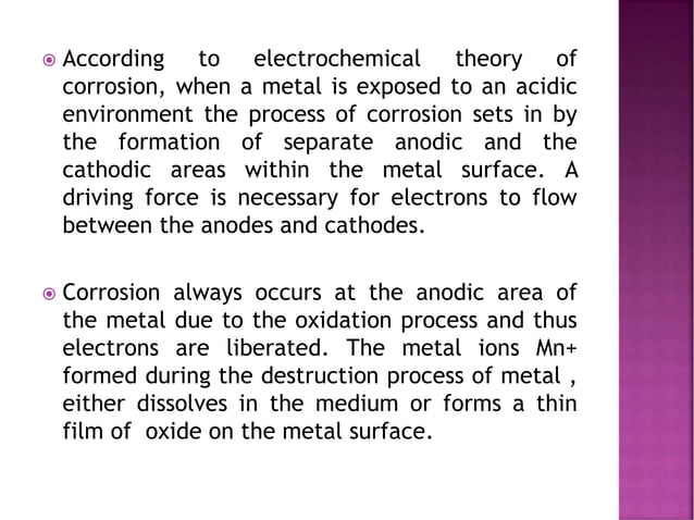 Corrosion ppt part 1 | PDF | Chemistry | Science