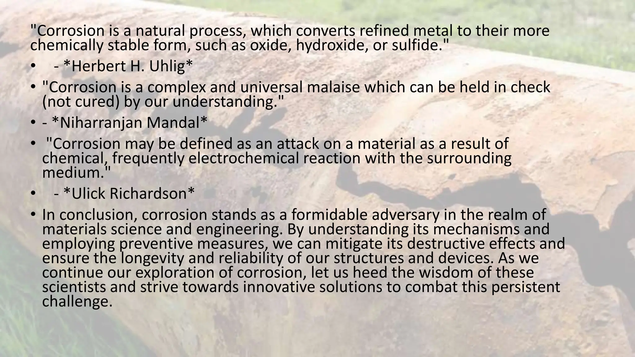 Introduction to Corrosion & the types.pptx