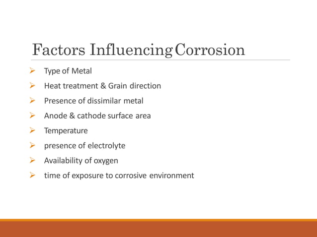 Corrosion and its preventive measures | PPTX
