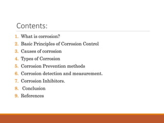 Corrosion and its preventive measures | PPTX