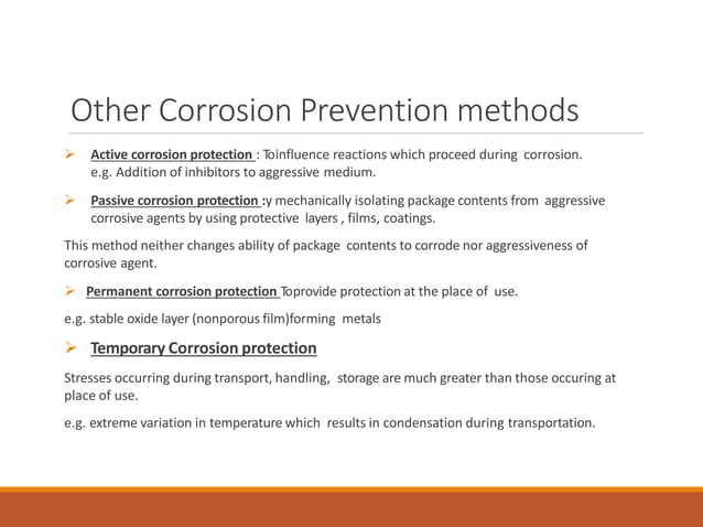 Corrosion and its preventive measures | PPTX