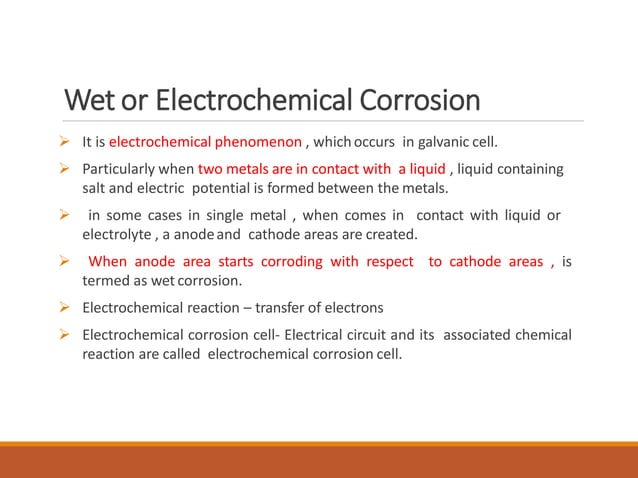 Corrosion and its preventive measures | PPTX