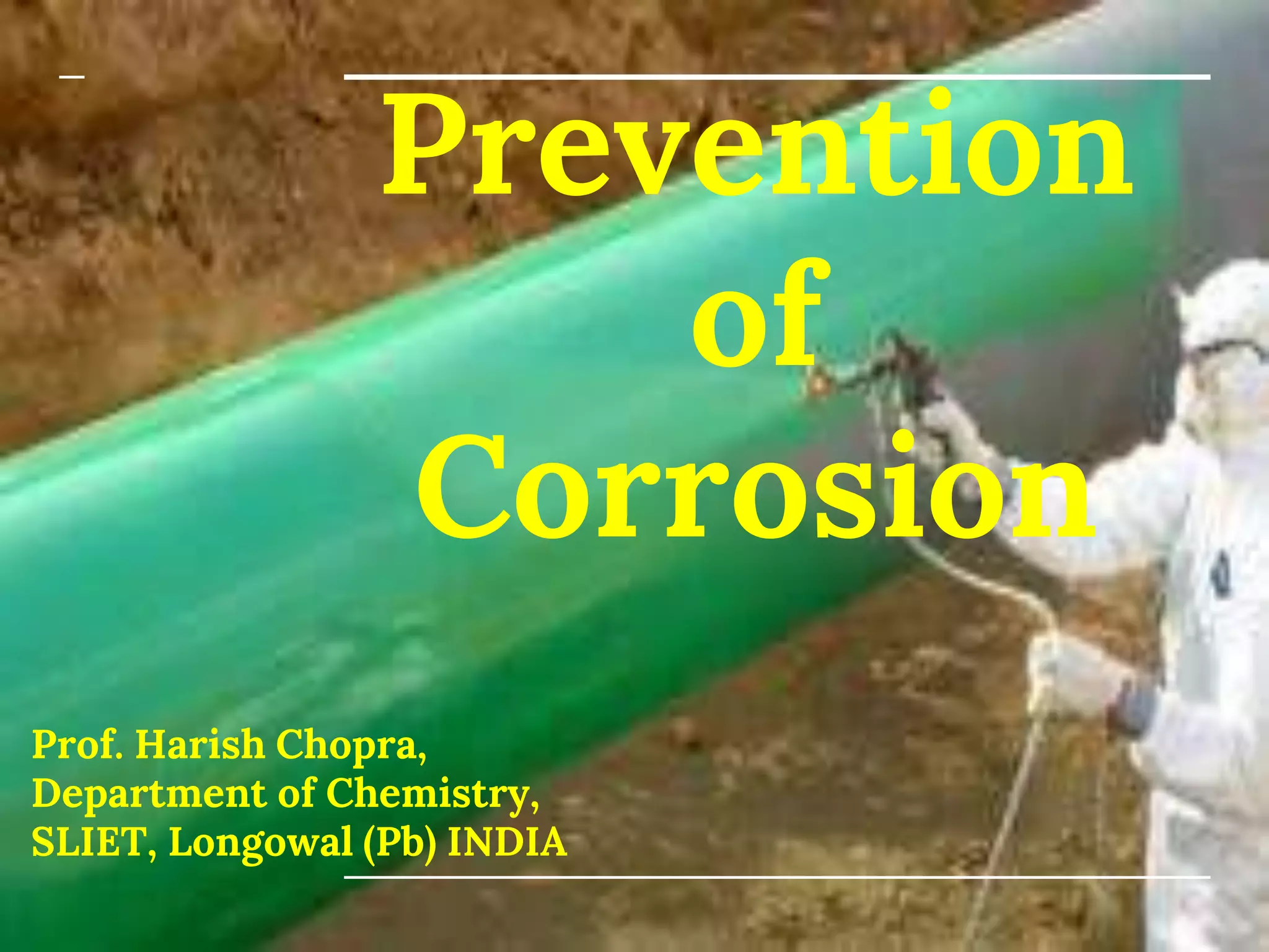 Corrosion prevention | PPT