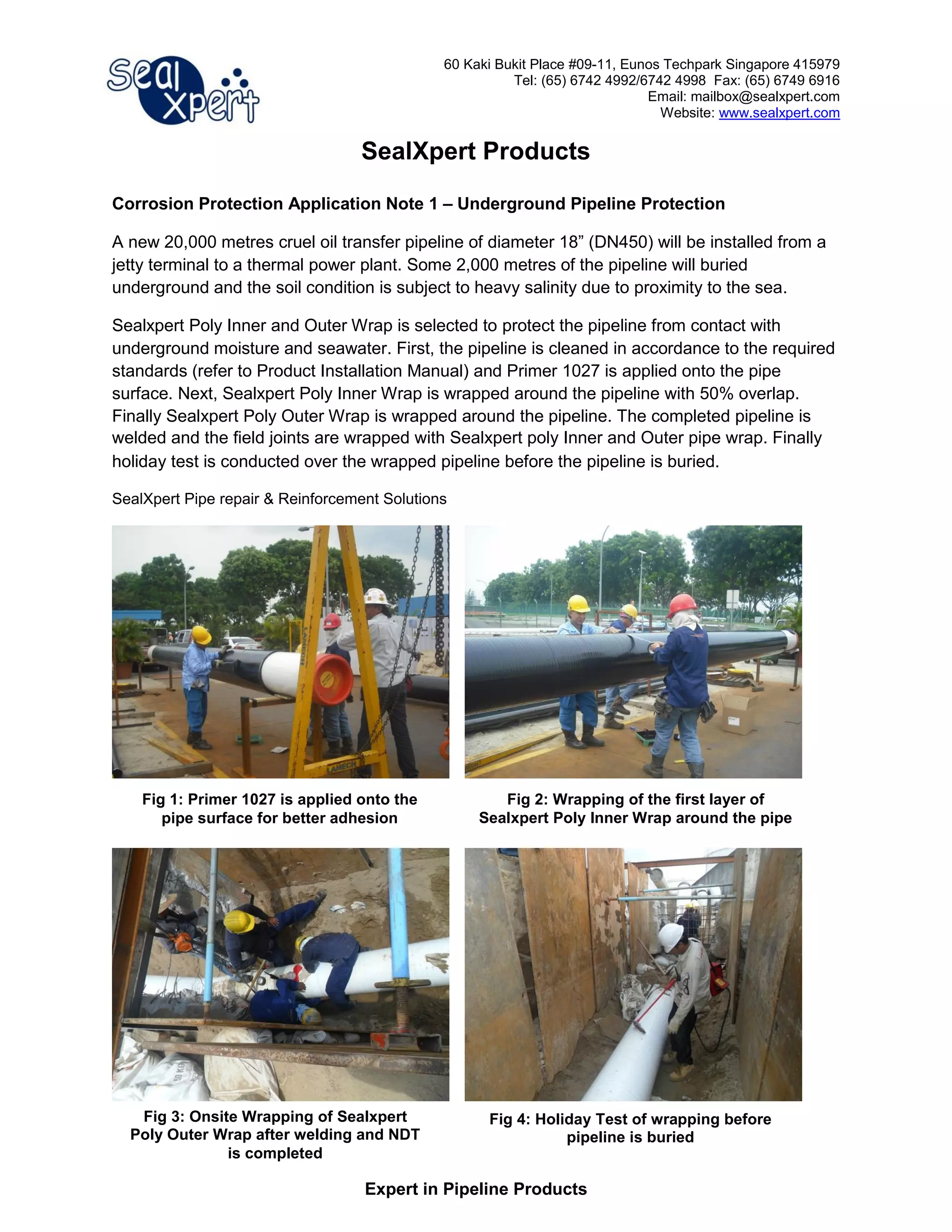 Corrosion Protection Application Note 1 - Underground Pipeline ...