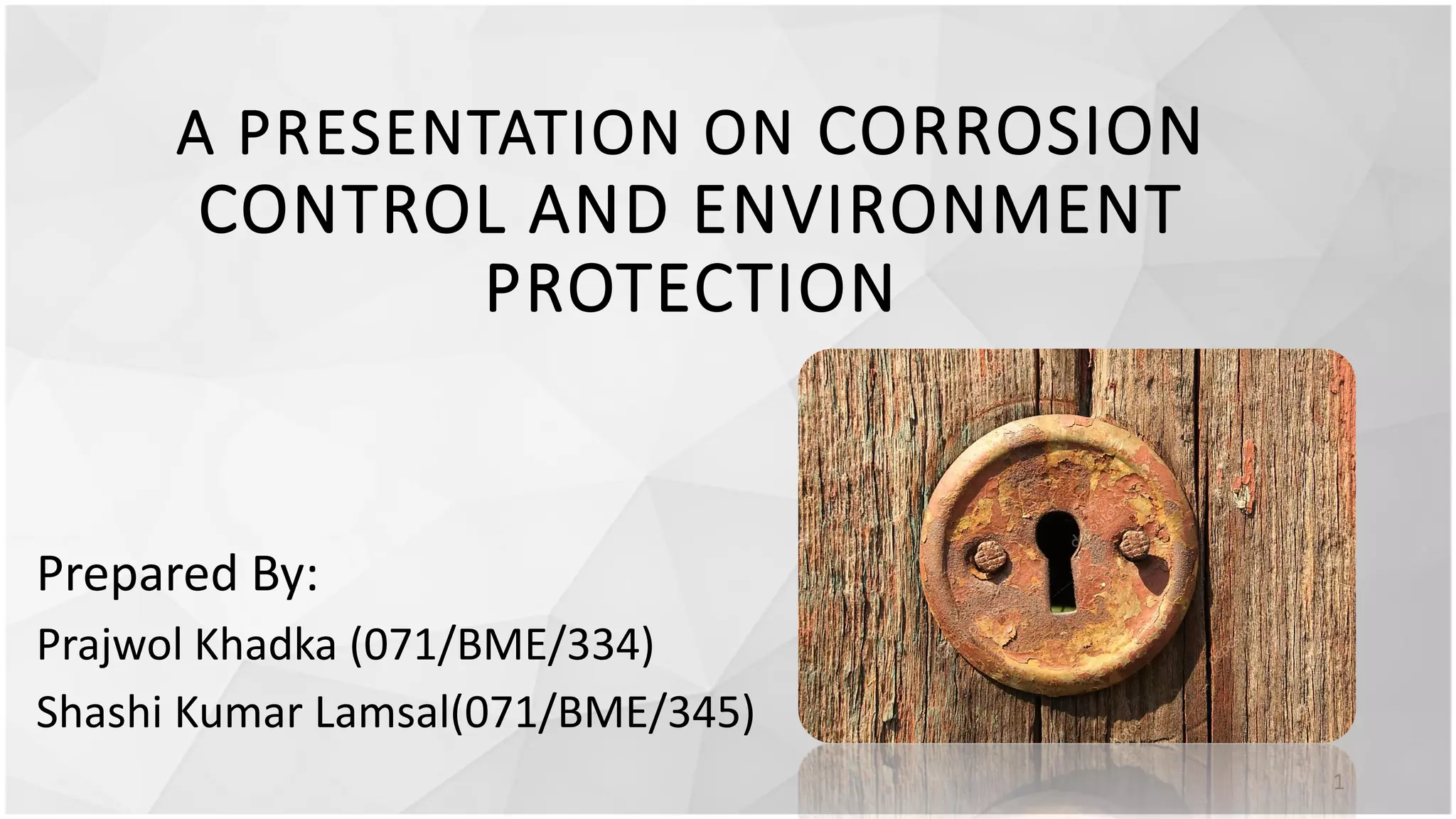 Design for Corrosion Resistance and Environment Control | PDF