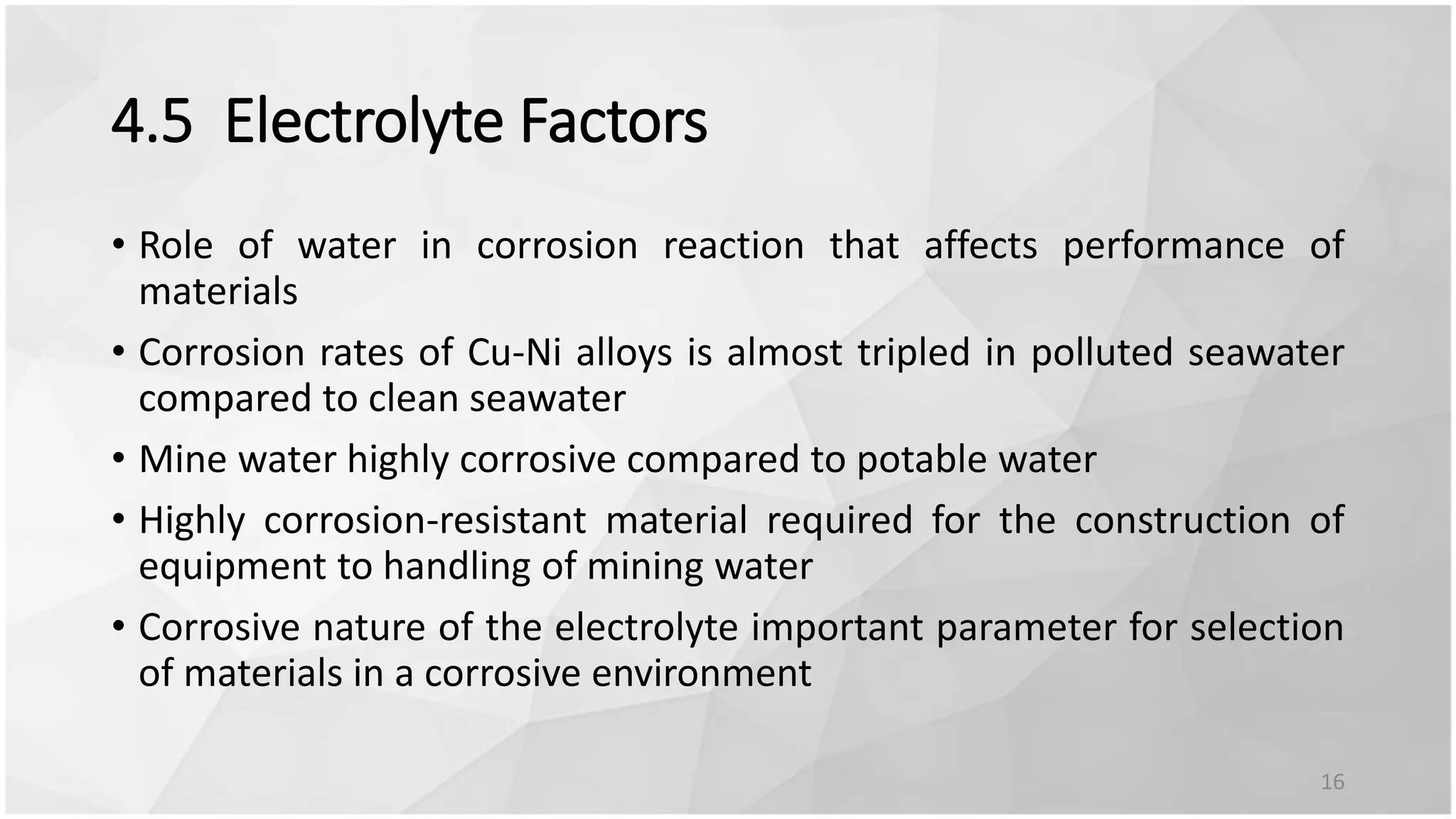 Design for Corrosion Resistance and Environment Control | PDF