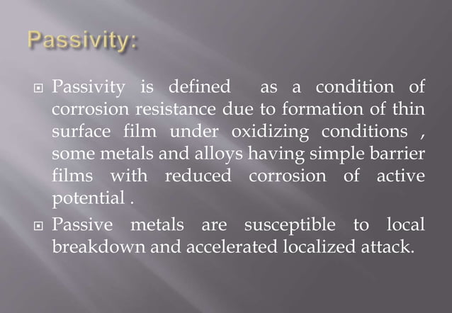 Potentiostatic polarization curve of active-passive metal (Fe) & Flade ...