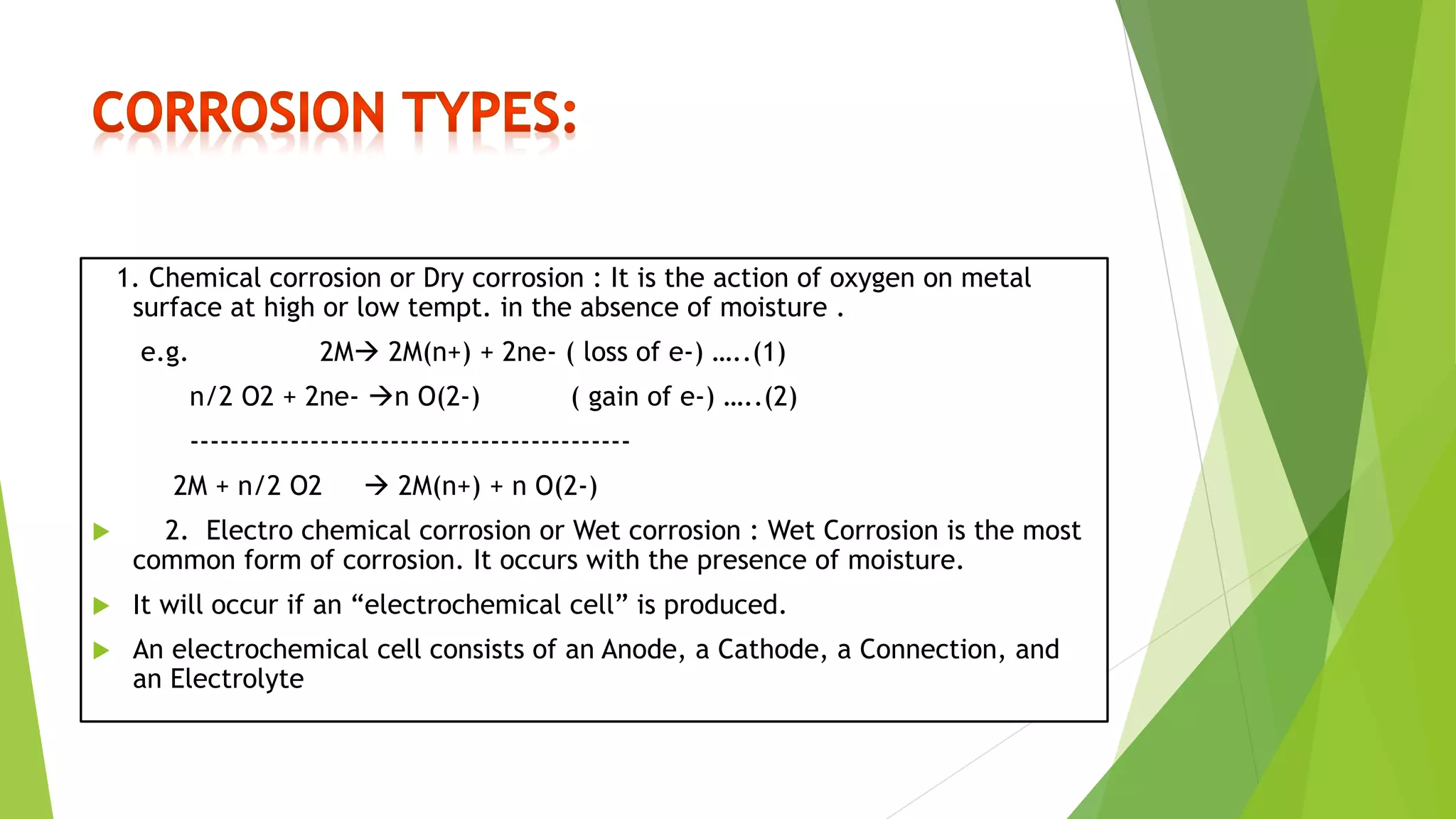 Corrosion science by roshni pattanayak | PPTX
