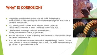 Corrosion science by roshni pattanayak | PPTX