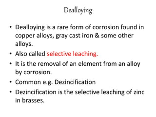 Corrosion seminar 1 | PPTX