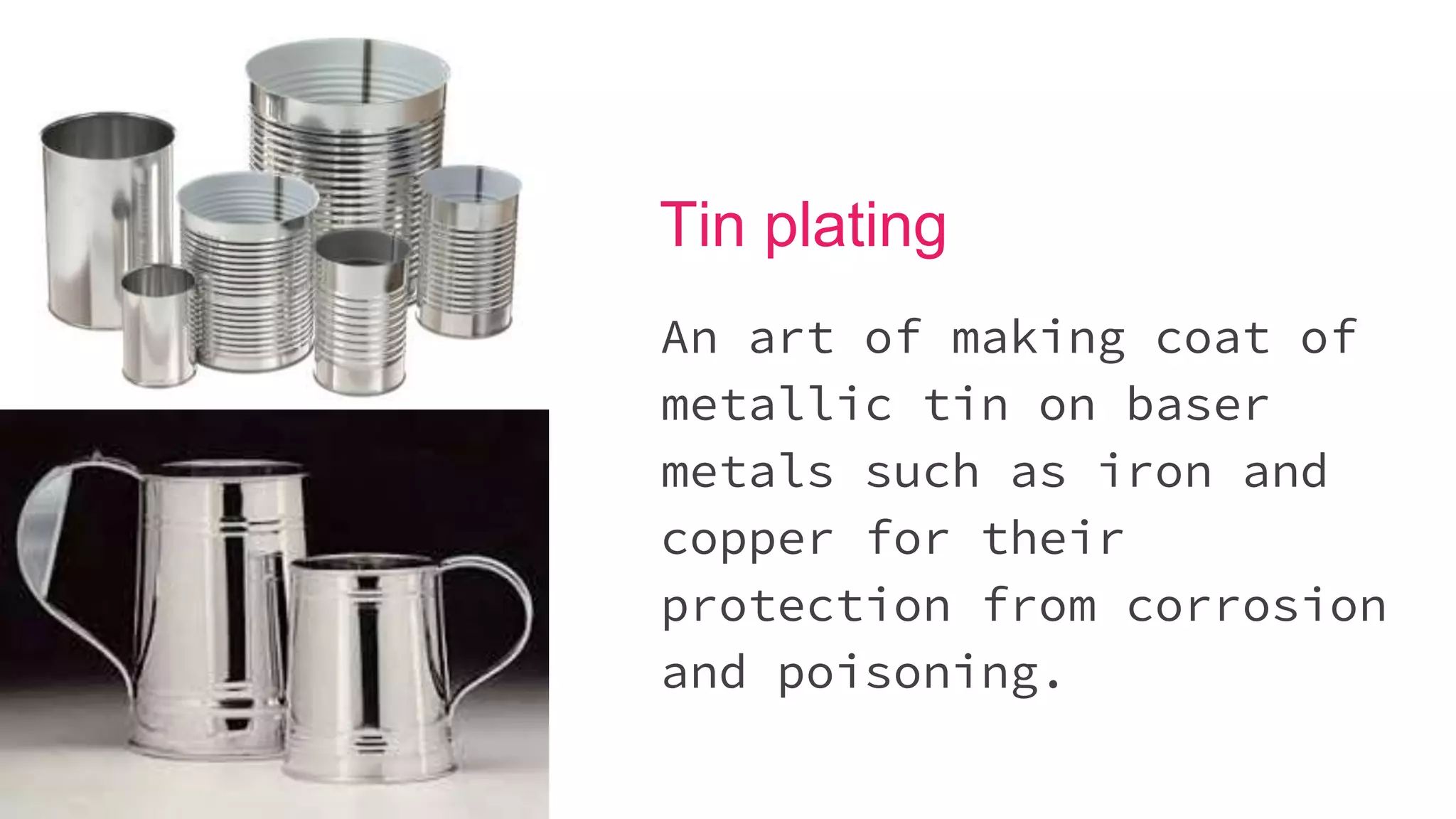 Corrosion, Steel and Tin plating | PPTX