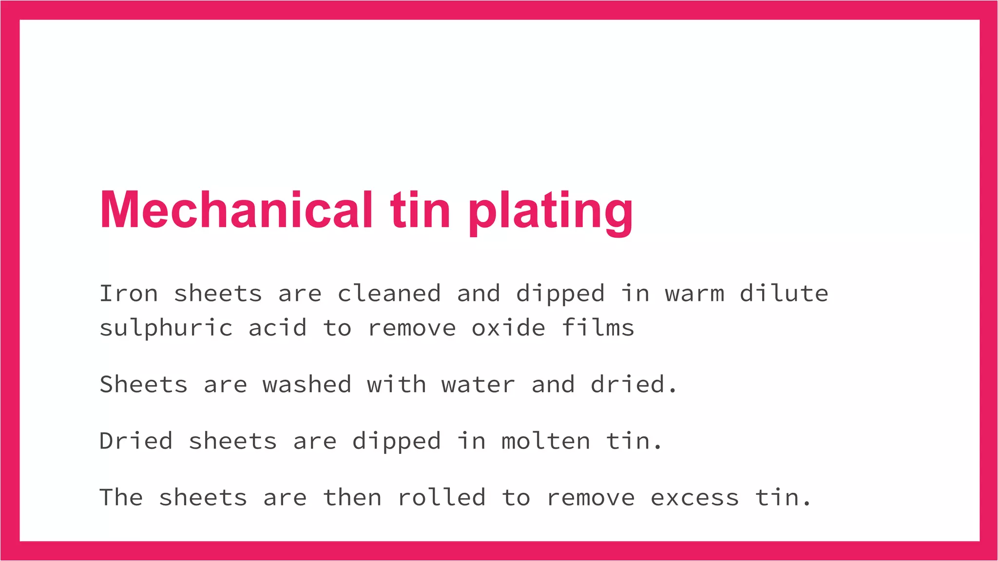 Corrosion, Steel and Tin plating | PPTX