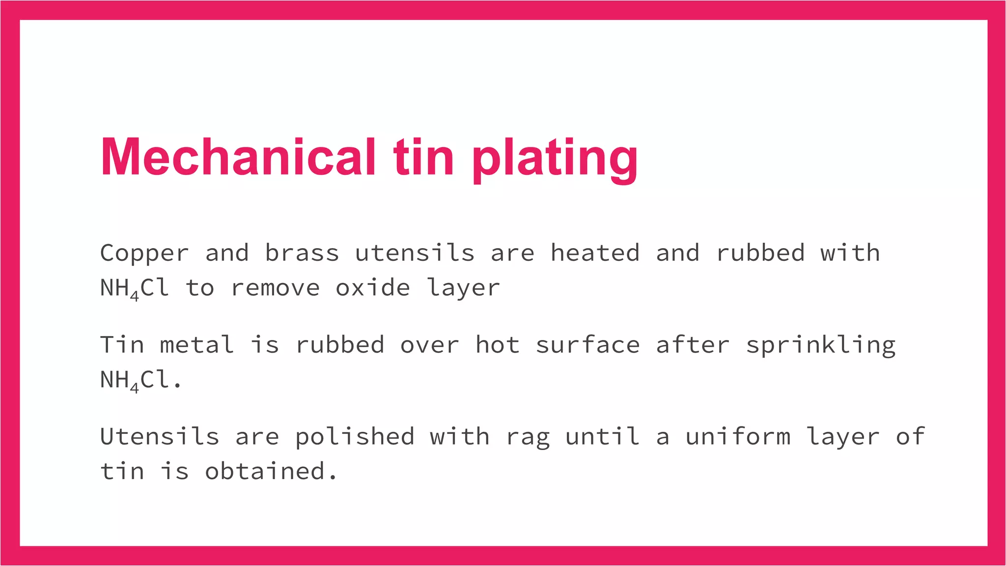 Corrosion, Steel and Tin plating | PPTX