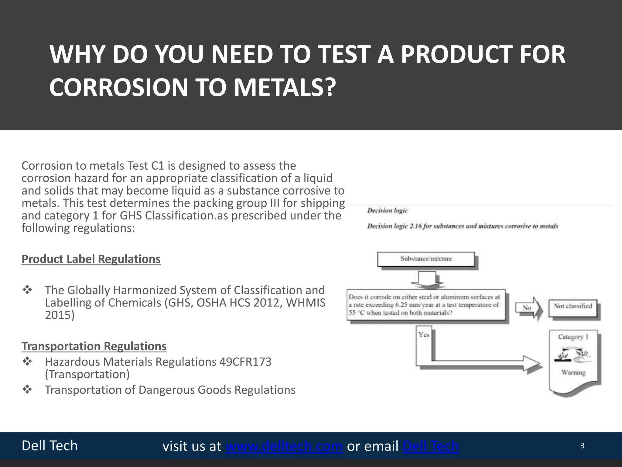 UN TDG Corrosion to Metals | PPTX