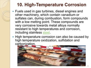 Rate of Corrosion And Types of Corrosion | PPTX