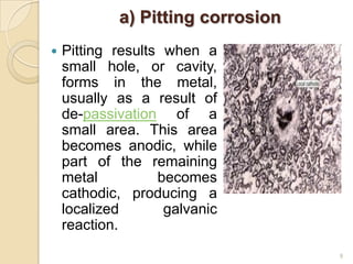 Rate of Corrosion And Types of Corrosion | PPTX