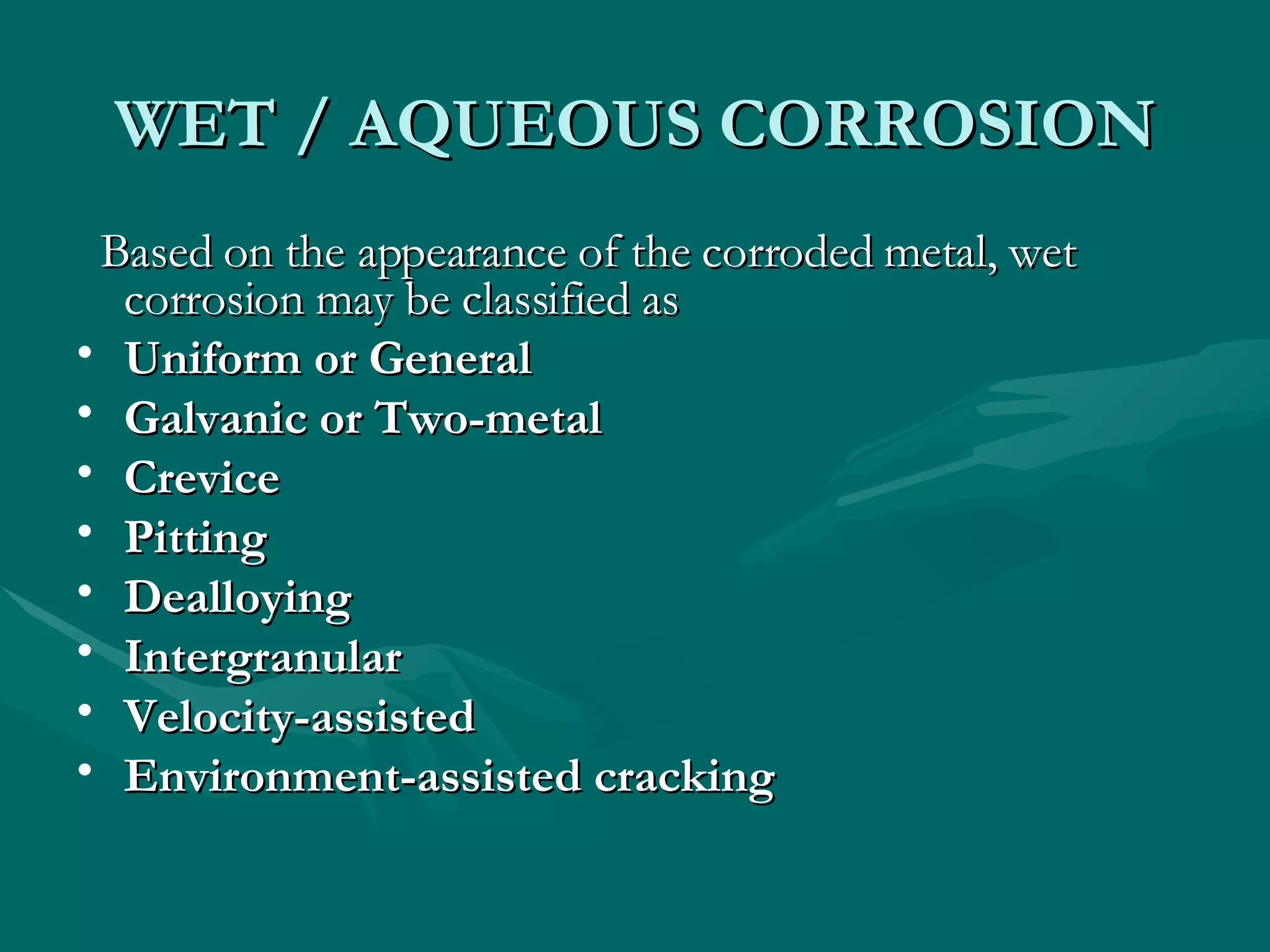 Corrosive Damage In Metals & Its Prevention | PPT