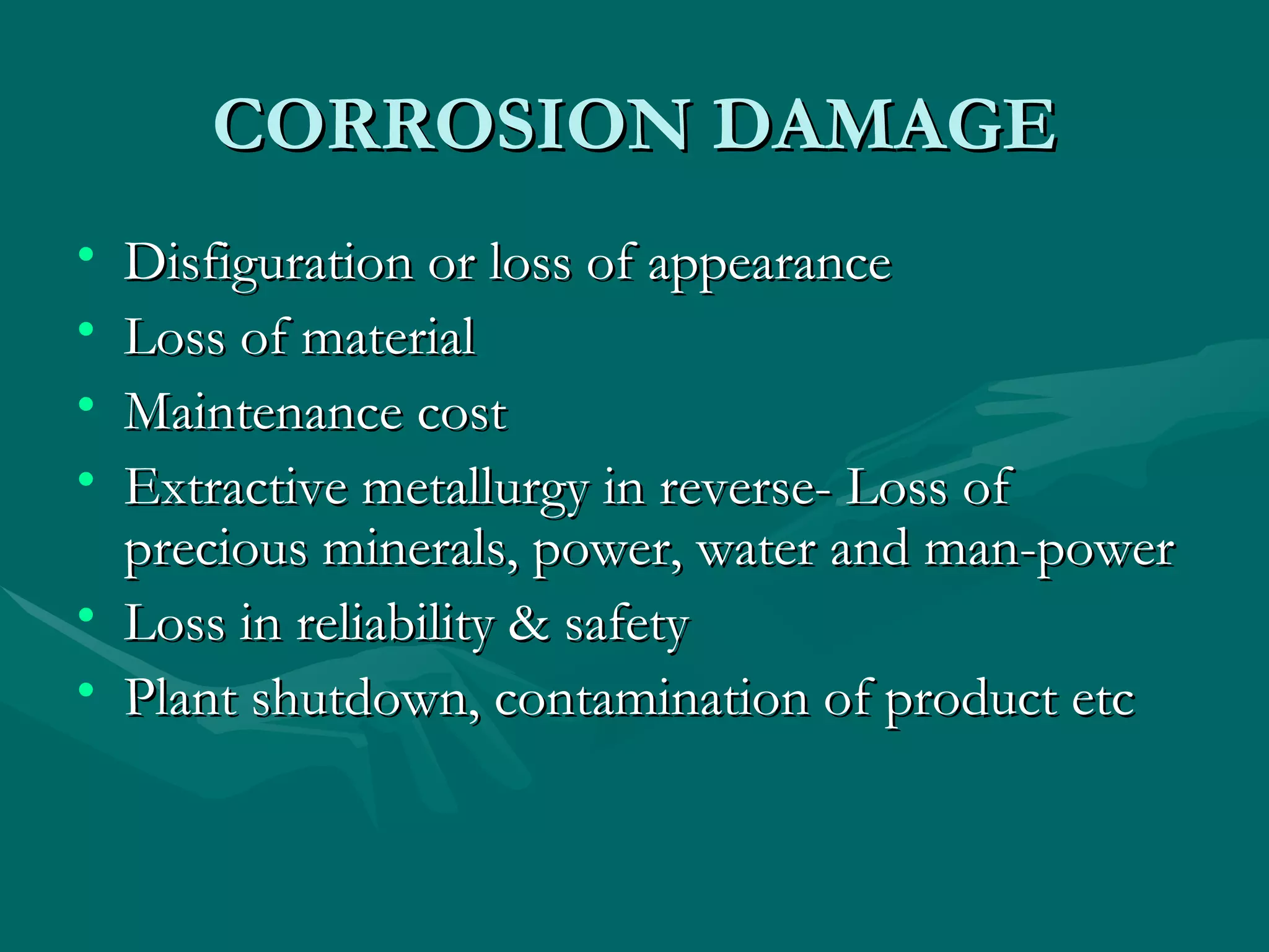 Corrosive Damage In Metals & Its Prevention | PPT