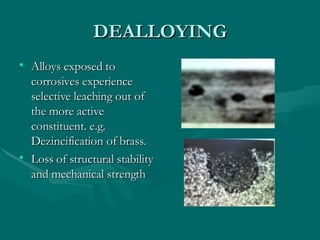 Corrosive Damage In Metals & Its Prevention | PPT