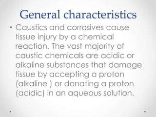 Corrosive alkaline acid | PPT