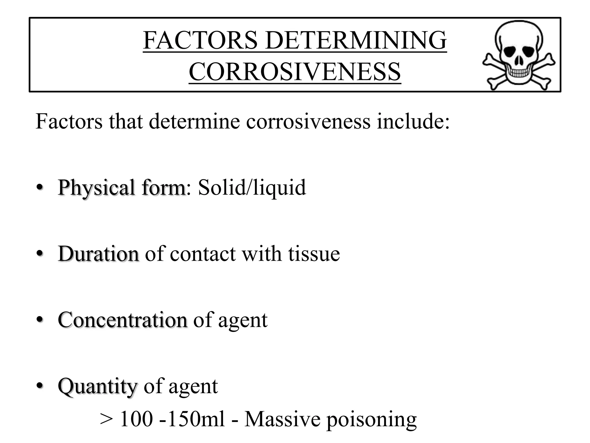 Corrosive poisoning by Dr.Ashwin Menon | PPTX | Digestive Disorders ...