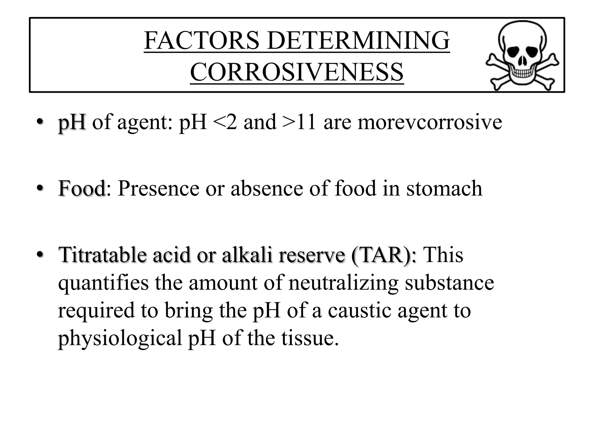 Corrosive poisoning by Dr.Ashwin Menon | PPTX | Digestive Disorders ...