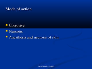 Corrosive Poisons | PPT