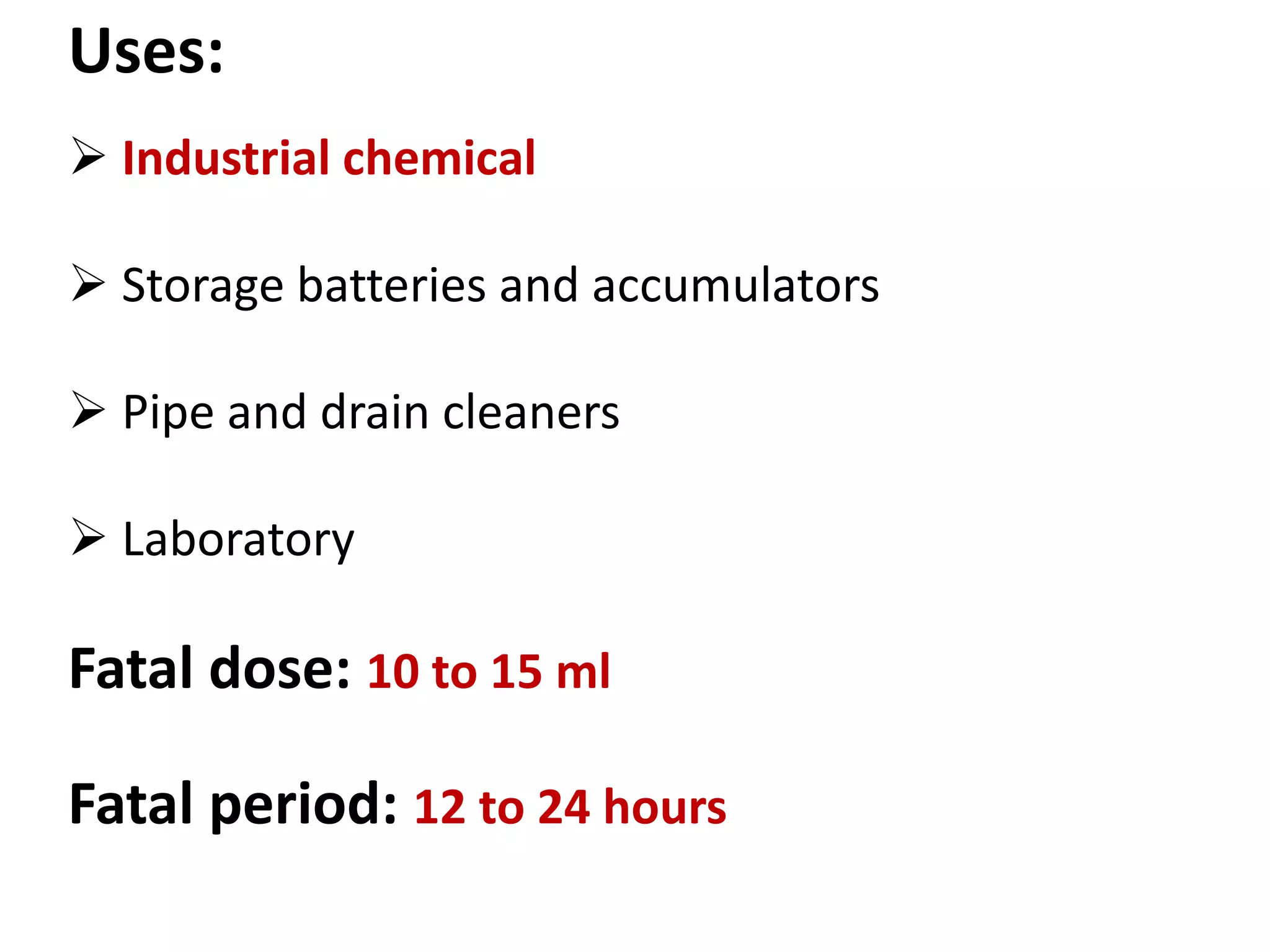 Corrosive poisons | PPTX | Digestive Disorders | Diseases and Conditions