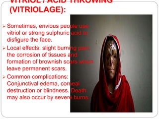 Corrosive poisons | PPTX