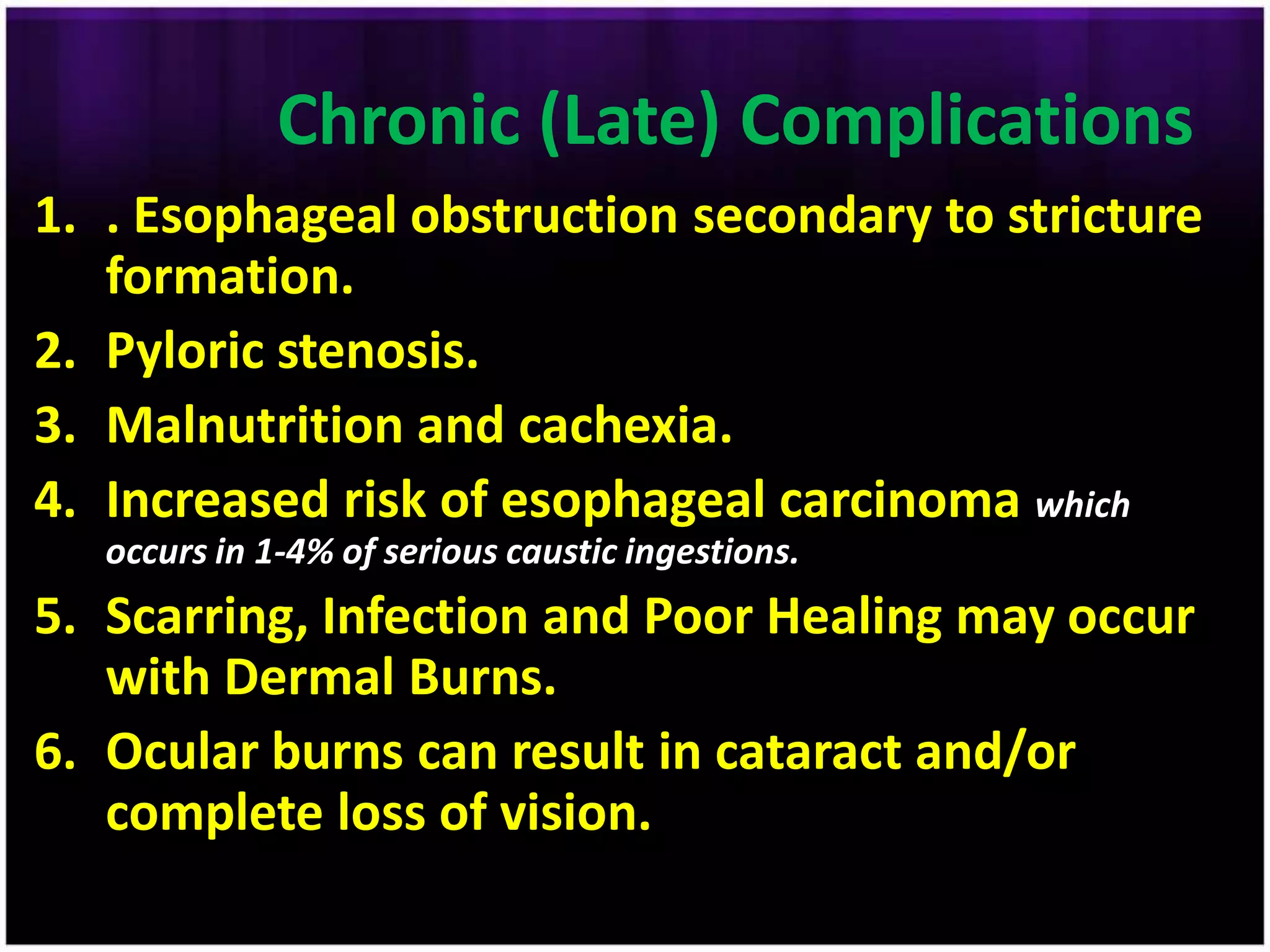 Toxicity of Corrosives | PPTX