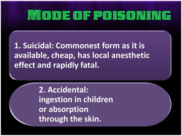 Toxicity of Corrosives | PPT