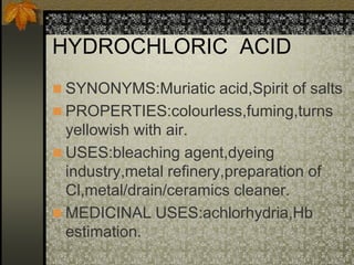 Corrosives/caustics | PPTX