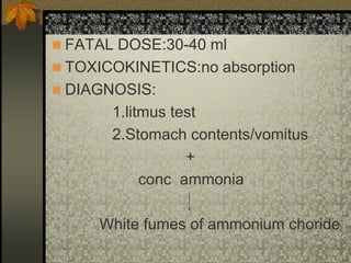 Corrosives/caustics | PPTX